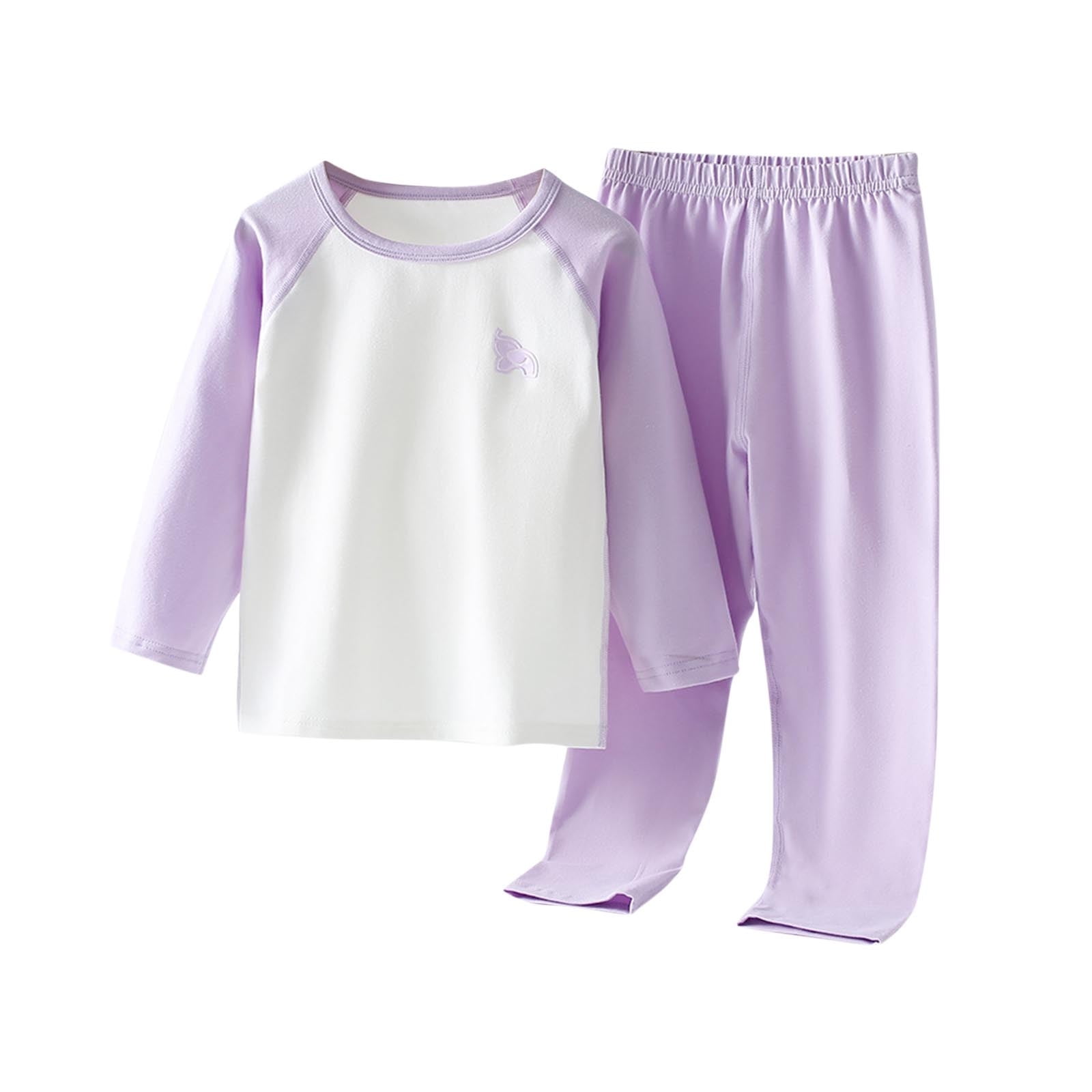 Click here for Lovzfmll Boys & Girls Raglan Sleeve Pajama Set  Co... prices