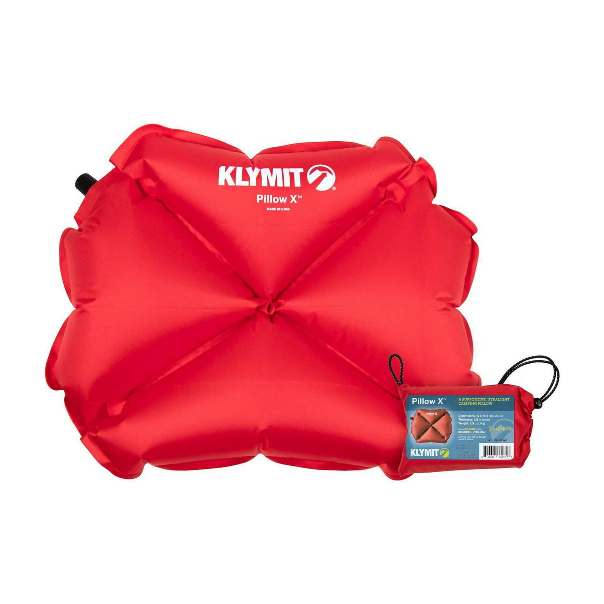 Click here for Klymit Pillow X  Camping Pillow - Red prices