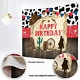 Western Cowboy Happy Birthday Backdrop Rustic Old West Rodeo Cowboy ...