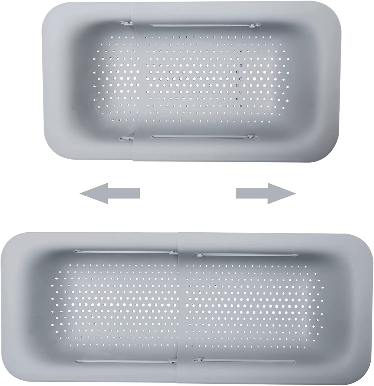 Over the Sink Colander Strainer Basket - Multifunctional Kitchen Gadget ...