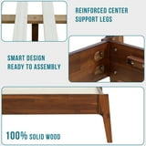 Acacia Callisto Solid Wood Bed Frame with Headboard, Signature ...