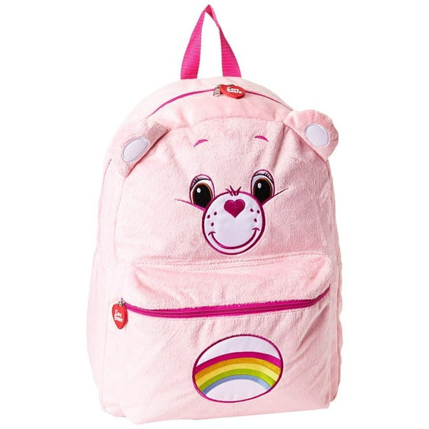 Care Bears - Backpack - Carebears - Pink 16" Plush Large School Bag New ...