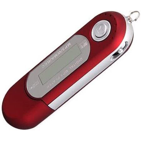 3 pieces Red 4GB 4G USB LCD Mini MP3 Music Player w/ FM Radio | Walmart ...