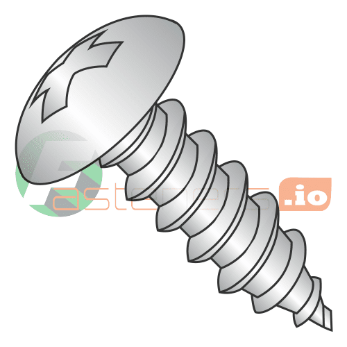 #10 x 3/4" Type AB Self-Tapping Screws / Phillips / Truss Head / 410 ...
