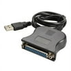 StarTech.com ICUSB1284D25 6ft USB to Parallel Printer Adapter Cable ...