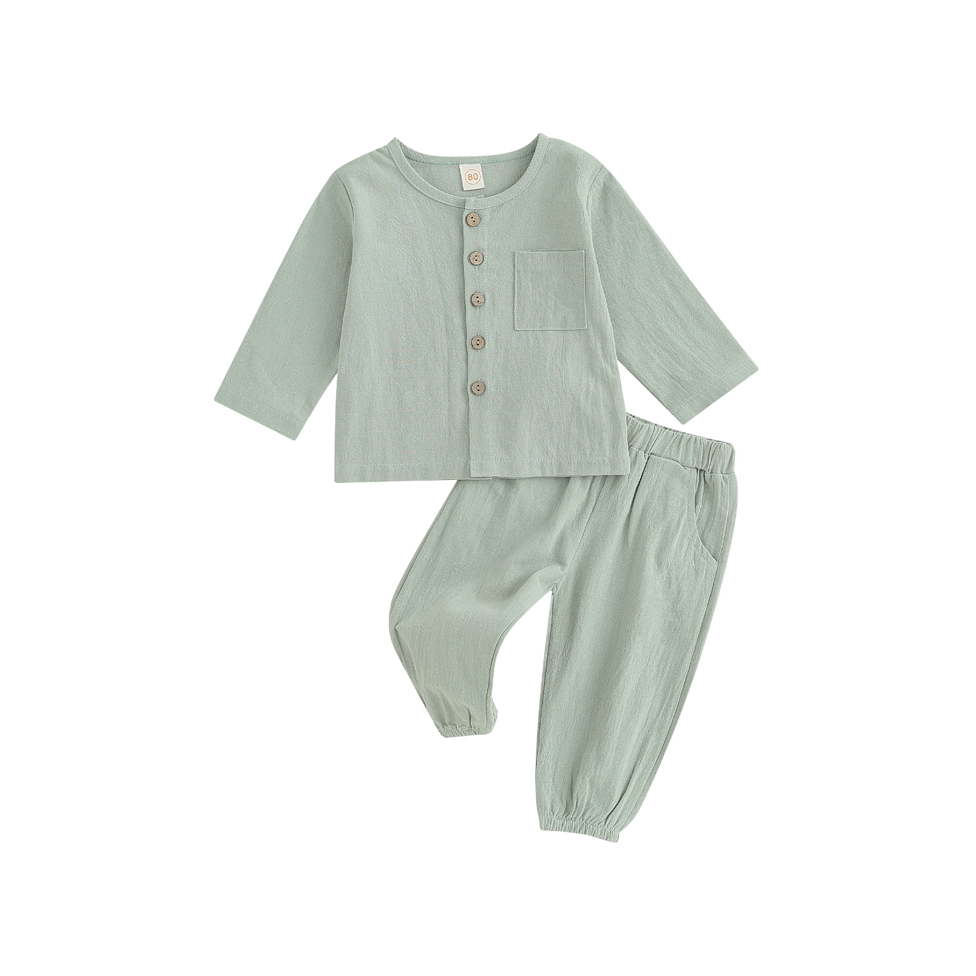 Click here for Sunsiom Kids Boys Girls Fall Outfits Solid Color B... prices