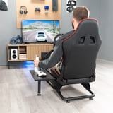 VIVO Gaming Chair Rig with Steering Seat, Racing Simulator Cockpit ...