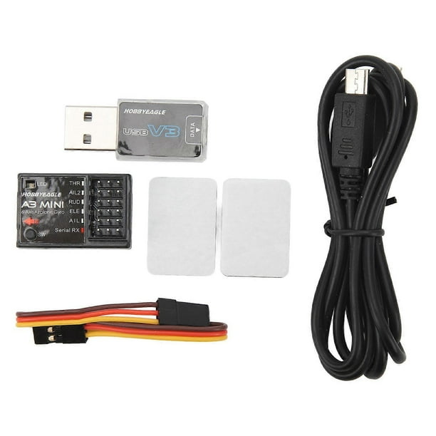 RC Flight Controller A3 Mini 6 Axes Airplane Gyroscope Stabilizer with ...