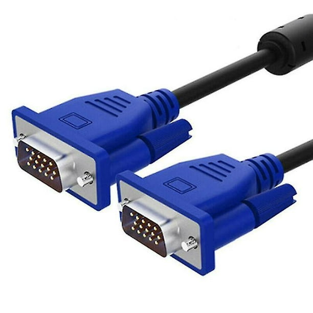 Cable VGA 1.5M Alta resolución SVGA PC de 15 pines a TFT LCD TV Monitor ...
