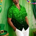 Ceisia Men's St. Patrick's Day Glow Star Gradient Print Regular Fit ...