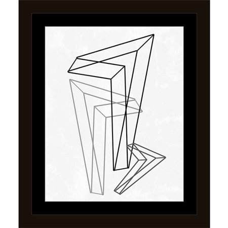 Geometric Triangle Line Drawing Modern Contemporar | Walmart Canada