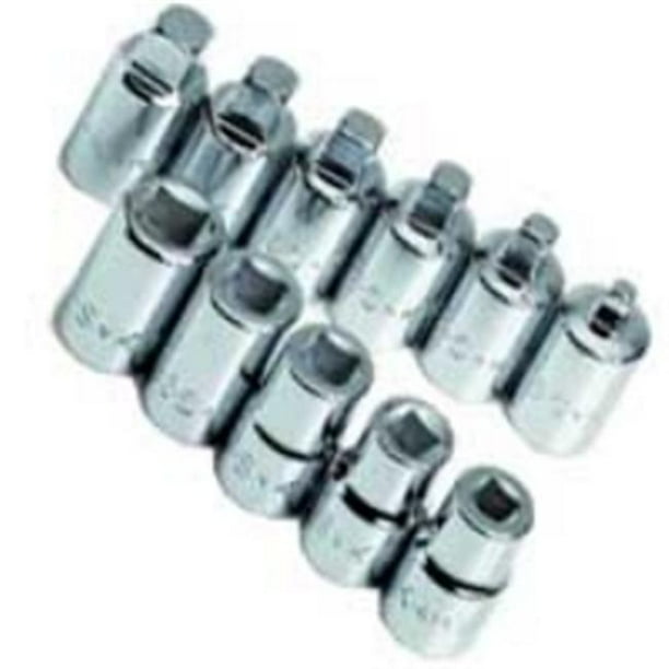 38in. Drive Male-Female Pipe Plug Socket Set - 11 Pieces - Walmart.com