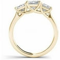 2 Carat T W Princess Cut Diamond Three Stone 14kt Yellow Gold
