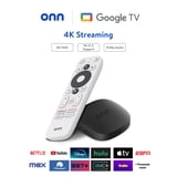 Onn+ 4K Streaming Device with Google TV, Dolby Vision HDR10+, Ultra HD ...