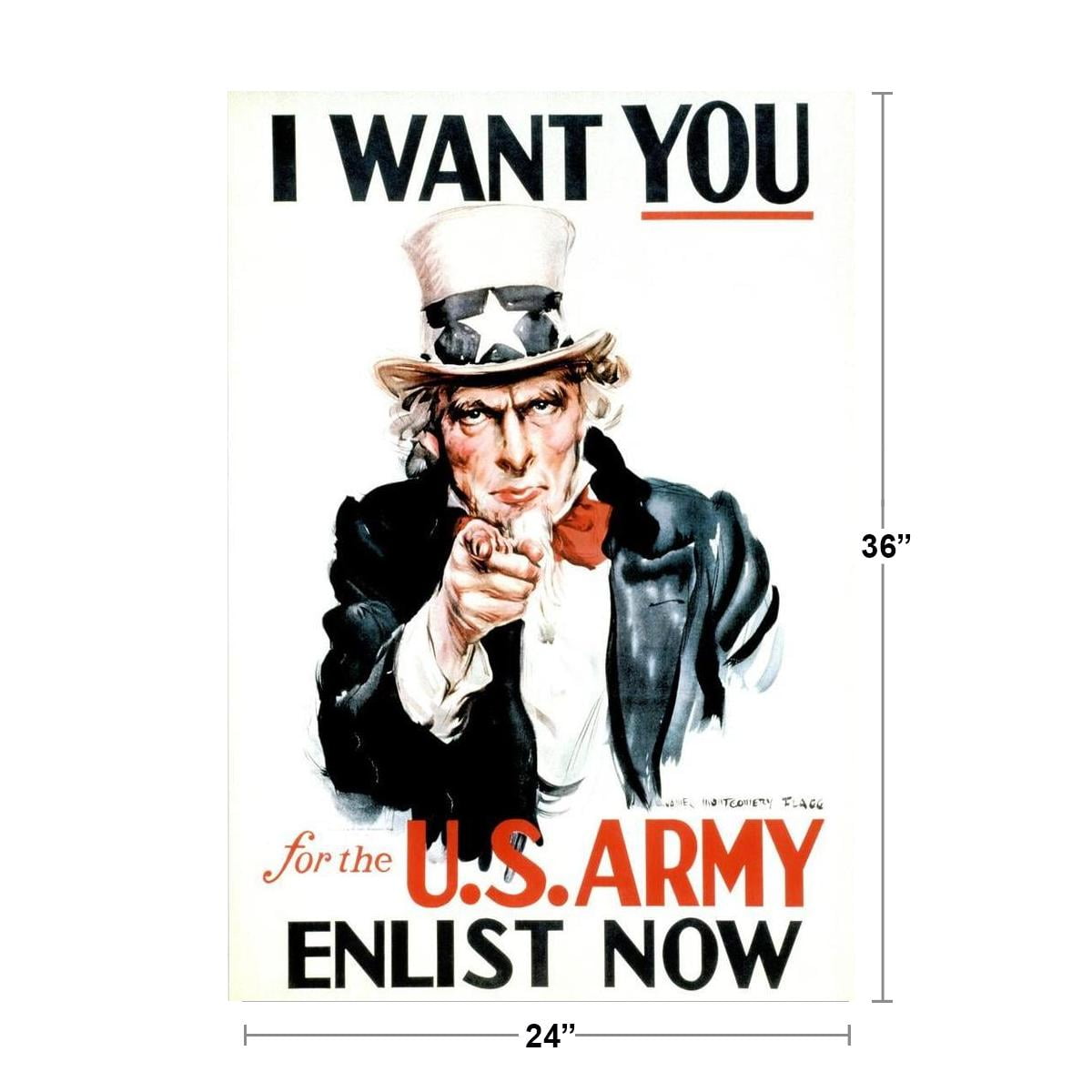 Uncle Sam I Want You Poster