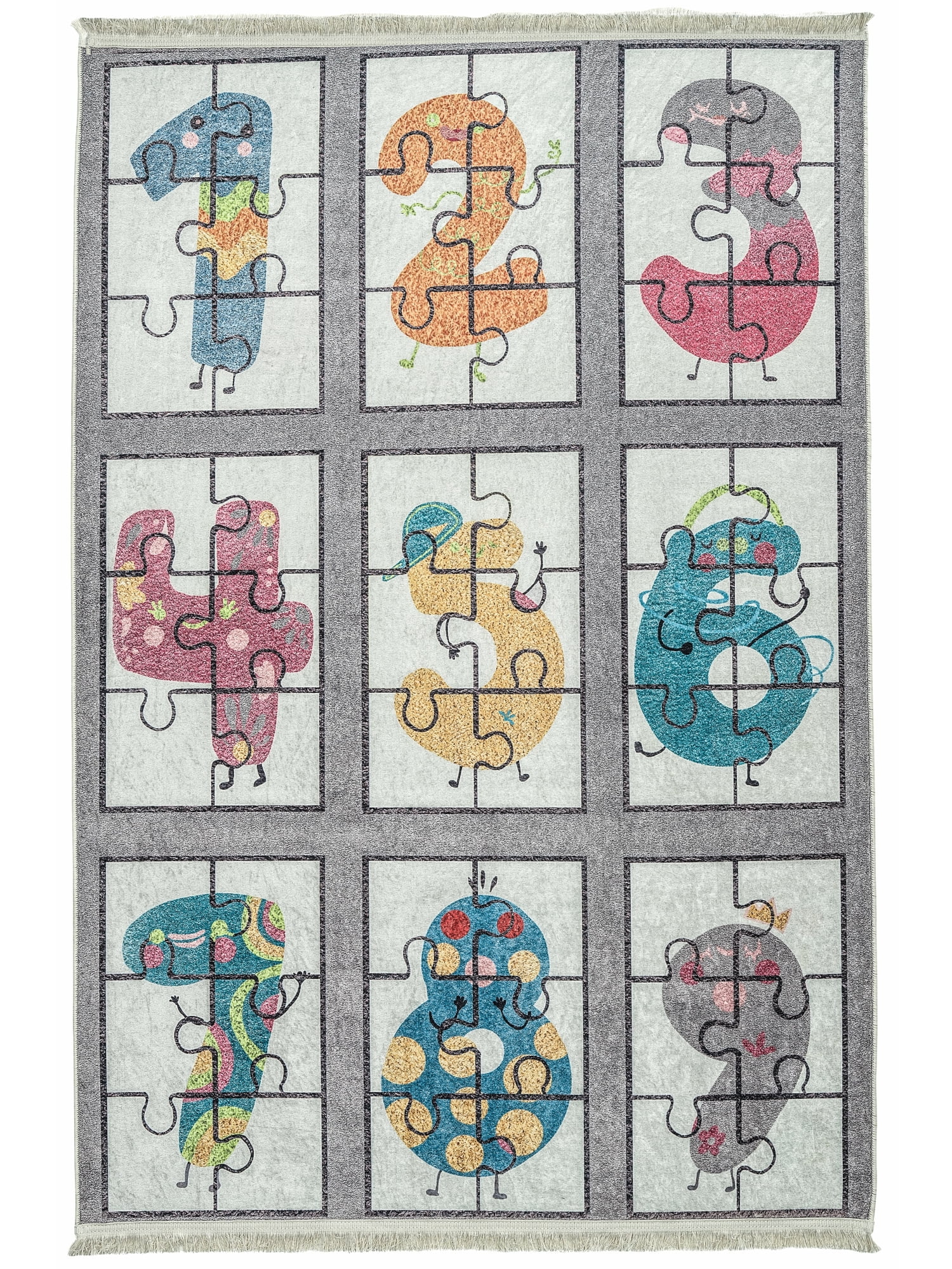 Mother Ruggers Number Time Kid's, Toddler, Nursery Rug - Walmart.com