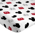 Disney's Mickey Mouse 4-Piece Cute Faces Kids Sheet Set, 100% ...