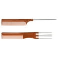 Sleek Assorted Comb Set, Brown, 10 Count - Walmart.com