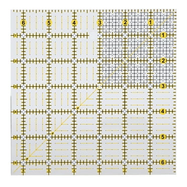 Quilter's Rule Quick Quarter-12 Ruler, 12", Unisex - Walmart.com