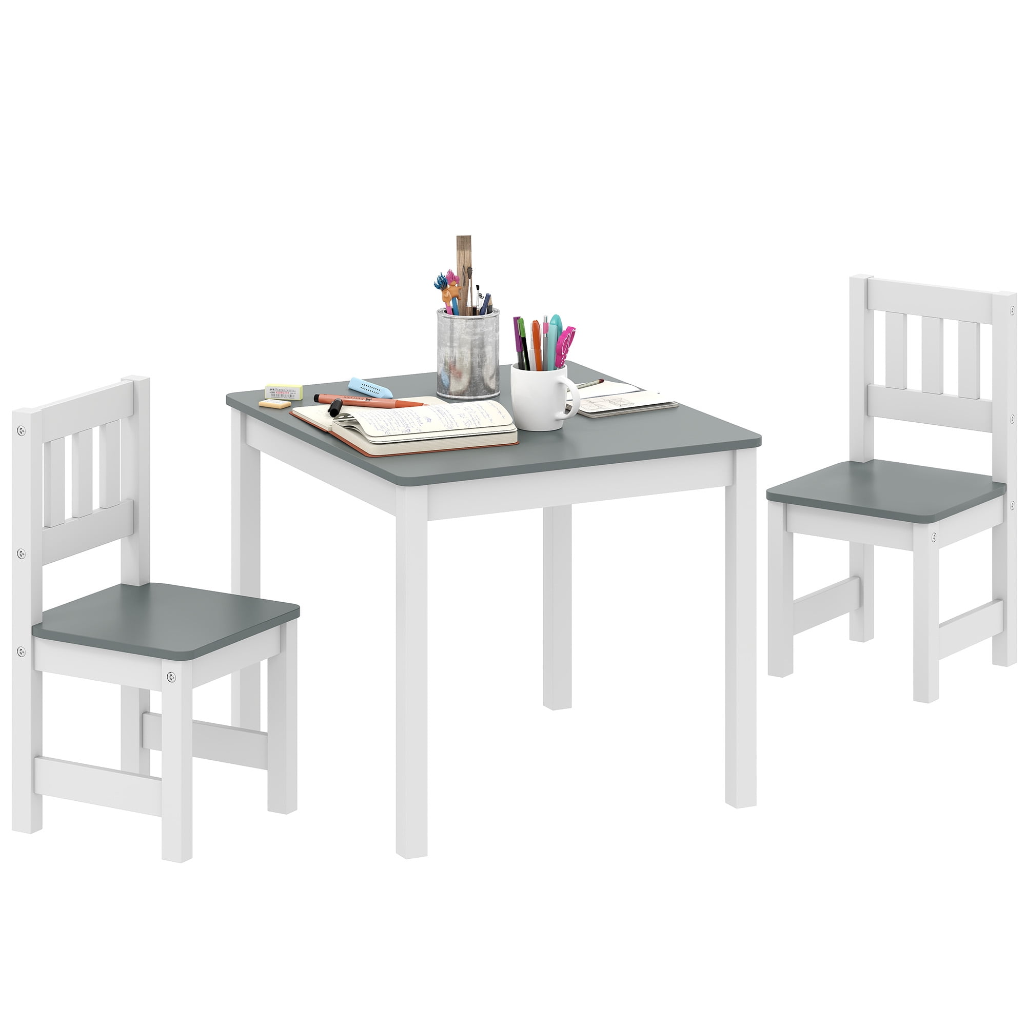 Click here for Qaba Kids Table And Chairs Set  Toddler Table And... prices