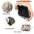 Big White Flower Wallet Small PU Leather Change Pouch Wallet for Women ...