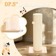 29.5 Inch Tall Cat Scratching Post with 7.5 Inch Wide Sisal Column ...