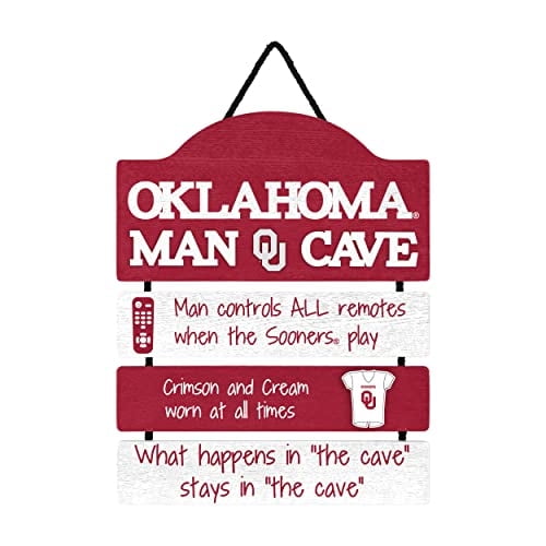 Letrero de pared FOCO Mancave NCAA Oklahoma S | Bodega Aurrera en línea