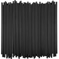 Disposable Plastic Drinking Straws - Straight - 7.75" Long (Yellow, 500 ...
