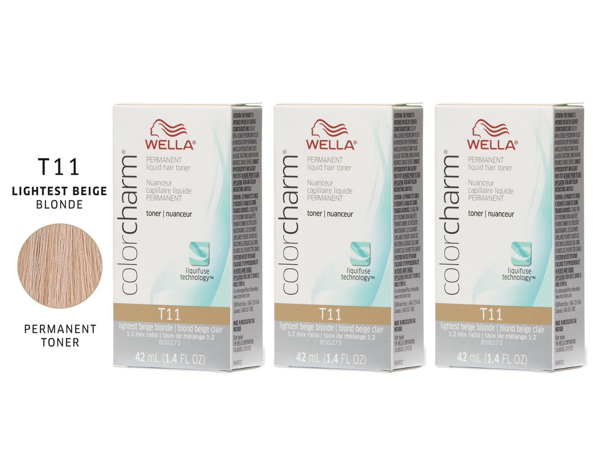 Wella Color Charm T11 x 3 - Walmart.com