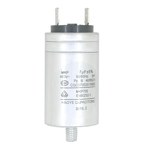 washing machine capacitor CBB65 7.5UF 8UF 450V automatic washing ...