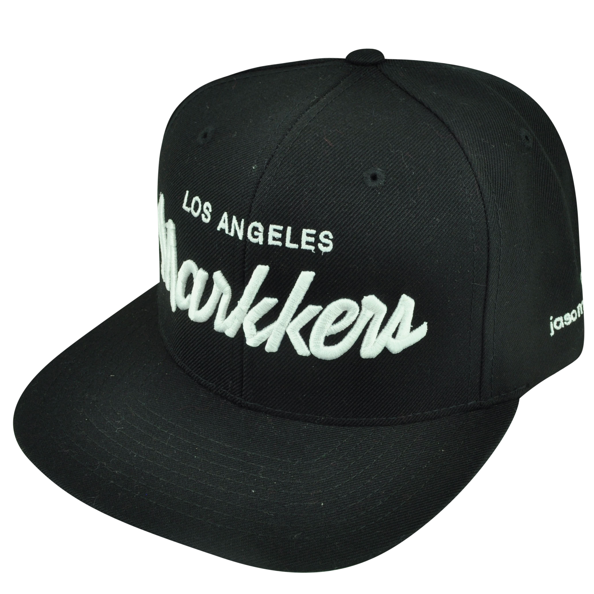 Starter Los Angeles Makkers Jason Mark Snapback Flat Bill Hat Cap Black Starter Los Angeles Makkers Jason Mark Snapback Flat Bill Hat Cap Black