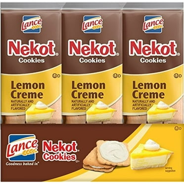 Lance Sandwich Cookies, Nekot Fudge, 8 Count Box - Walmart.com