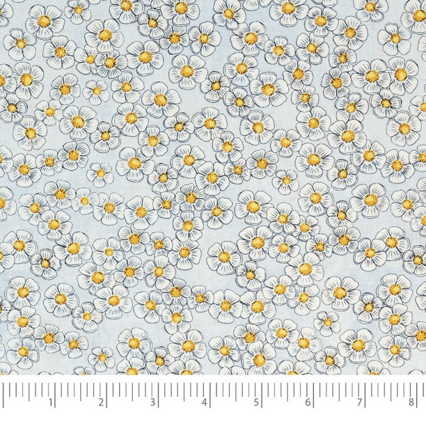 Singer Print Fabric, 100% Premium Cotton, Sewing Quilting, 44 inch ...