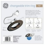 (case of 6) GE 47831 changeable Trim Ring, Bronze Recessed Light Trim ...