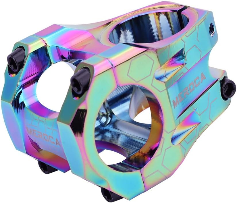 Mountain Bike Ultra-Light Short Stem 31.8x45MM Bicycle Handlebar Riser ...