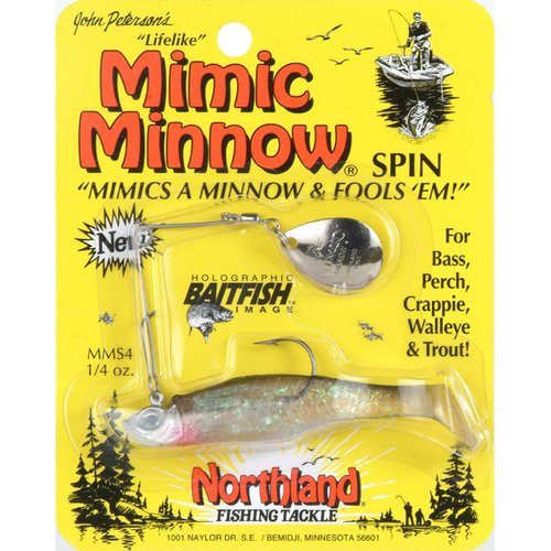 Northland Tackle Mimic Minnow Spin, Spin Jig and Tail, Freshwater ...