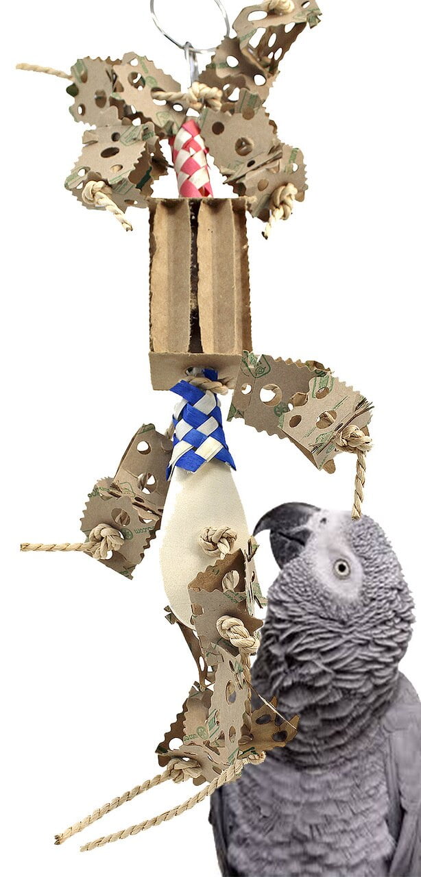 3434 Cardboard Spoon Shred Bird Toy - Walmart.com