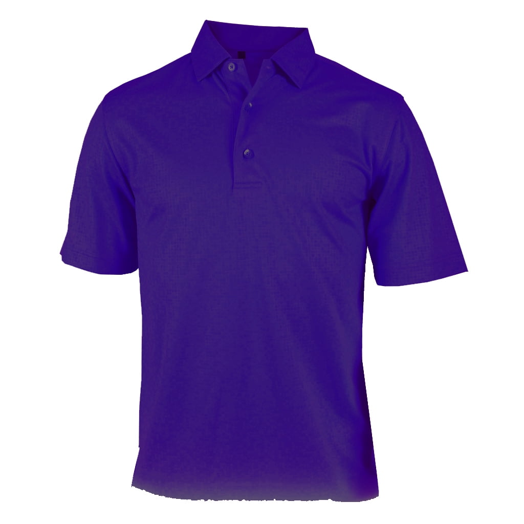 Monterey Club Men's Geo Tile Emboss Texture Golf Polo Shirt #1210 ...