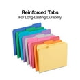 Staples 250/BX Colored File Folders, Letter Size, 3Tab, Reinforced Tabs ...