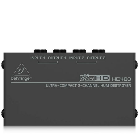 Behringer AC hum noise removal Ground loop elimination 2ch MICROHD ...