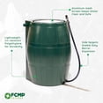 FCMP Outdoor Raincatcher 4000 Rain Barrel, Flat-Back Rainwater Catcher ...