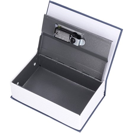 Book Safe Box, Metal Book Shaped Safe for Bookshelf(Blue) | Walmart Canada