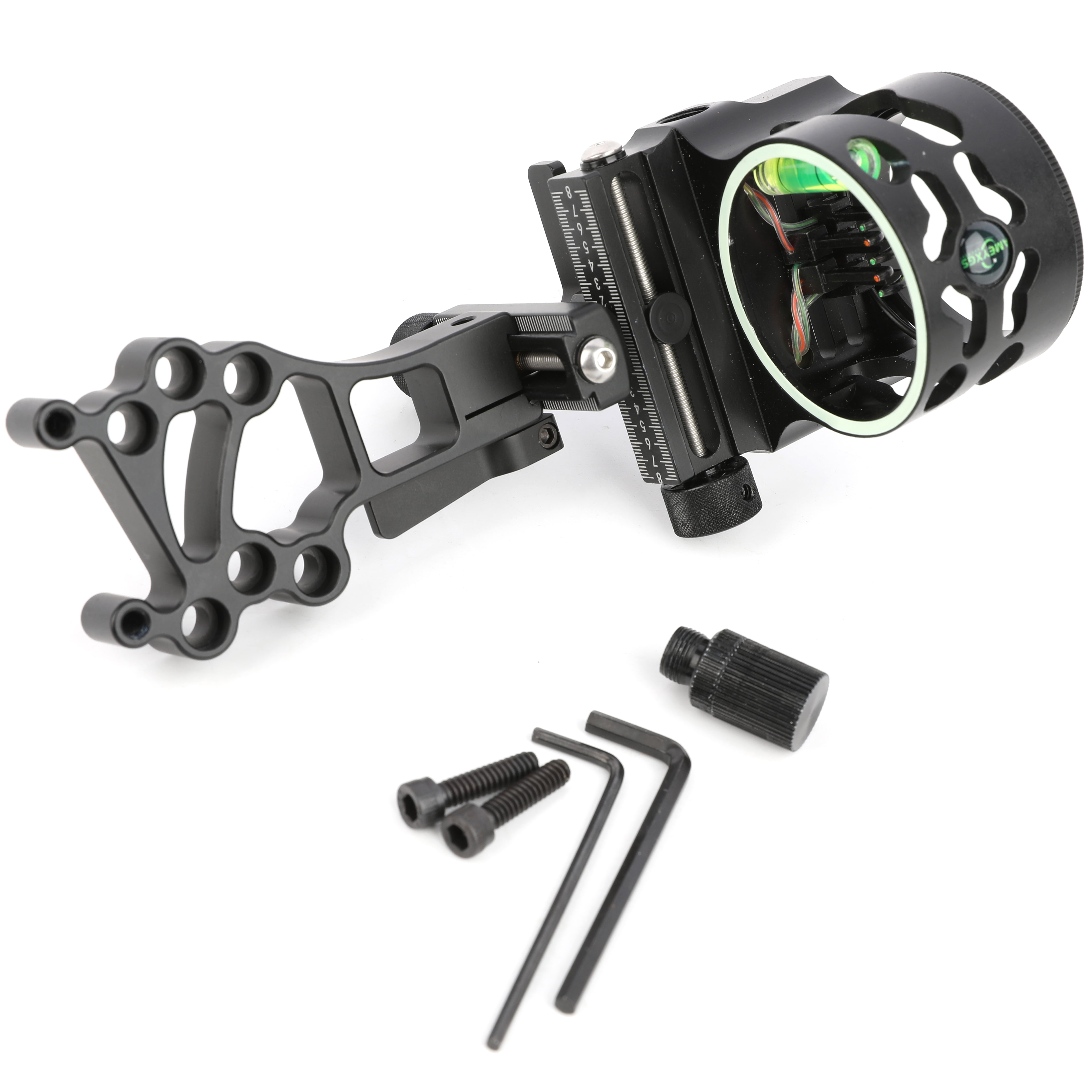 AMEYXGS Archery Compound Bow Sight 5 Pin (.019) Light Micro Hunting ...