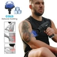 TRAKK Compact Hot & Cold Massage Gun- Multiple Modes and Speeds-6 Heads ...