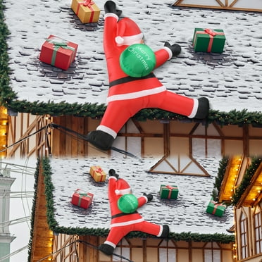 Zimtown 6FT Inflatables Snowman with Three Penguins Outdoor Christmas ...