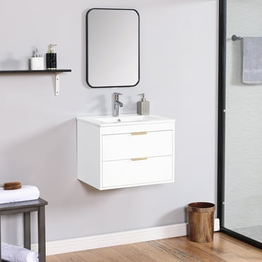 MAX Floating Bathroom Vanity with FLX16 Acrylic Sink 24" - 116 ...