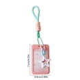Eolstice Star Glamour ID Badge Holders, Slide Card Case For Bus Passes ...