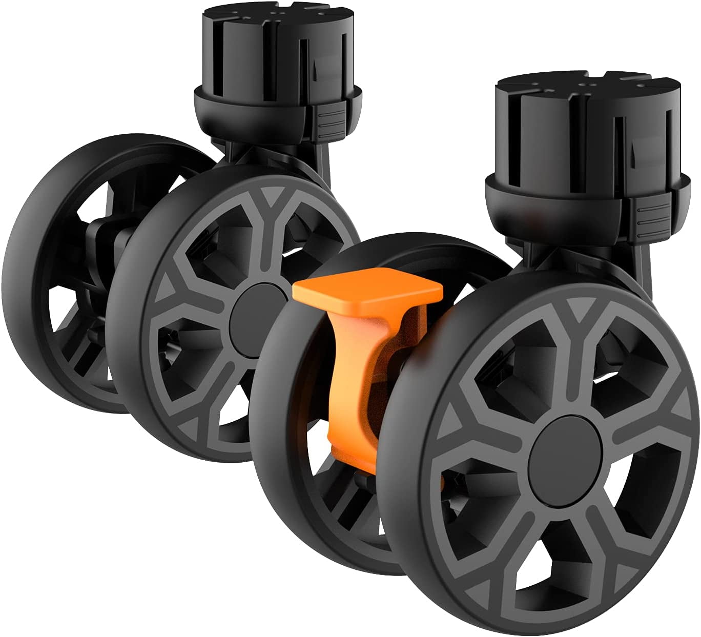 FELICON Heavy Duty Rotation Wheels Durable Wear-Resistant Noiseless 360 ...