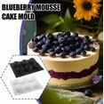 6-Cavity Blueberries Fruit Molds Silicone Molds For Baking Non-Stick ...