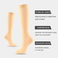Eolstice Zipper Compression Socks, Knee High Stockings, Breathable ...